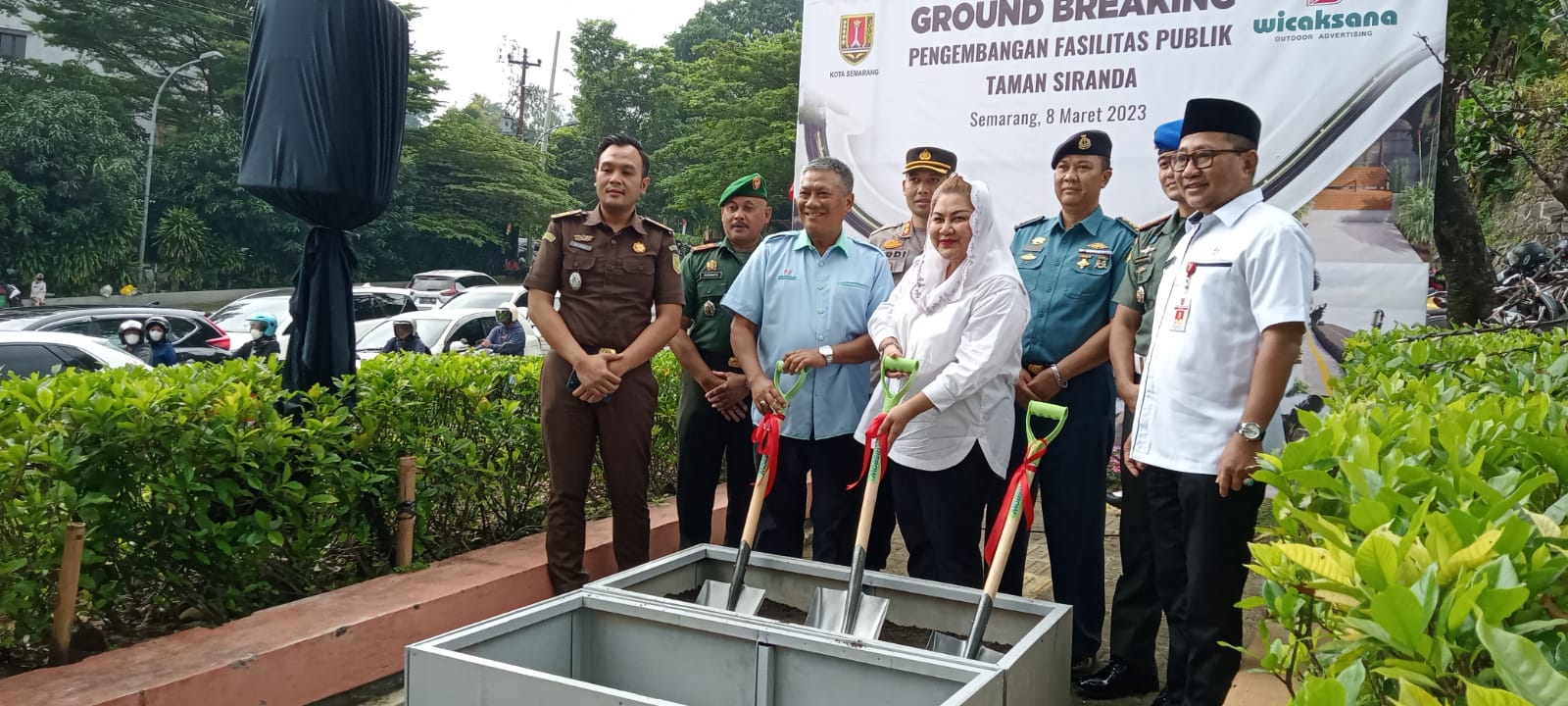 Dapat Bantuan dari CSR, Percantik Taman Siranda - Joglo Jateng