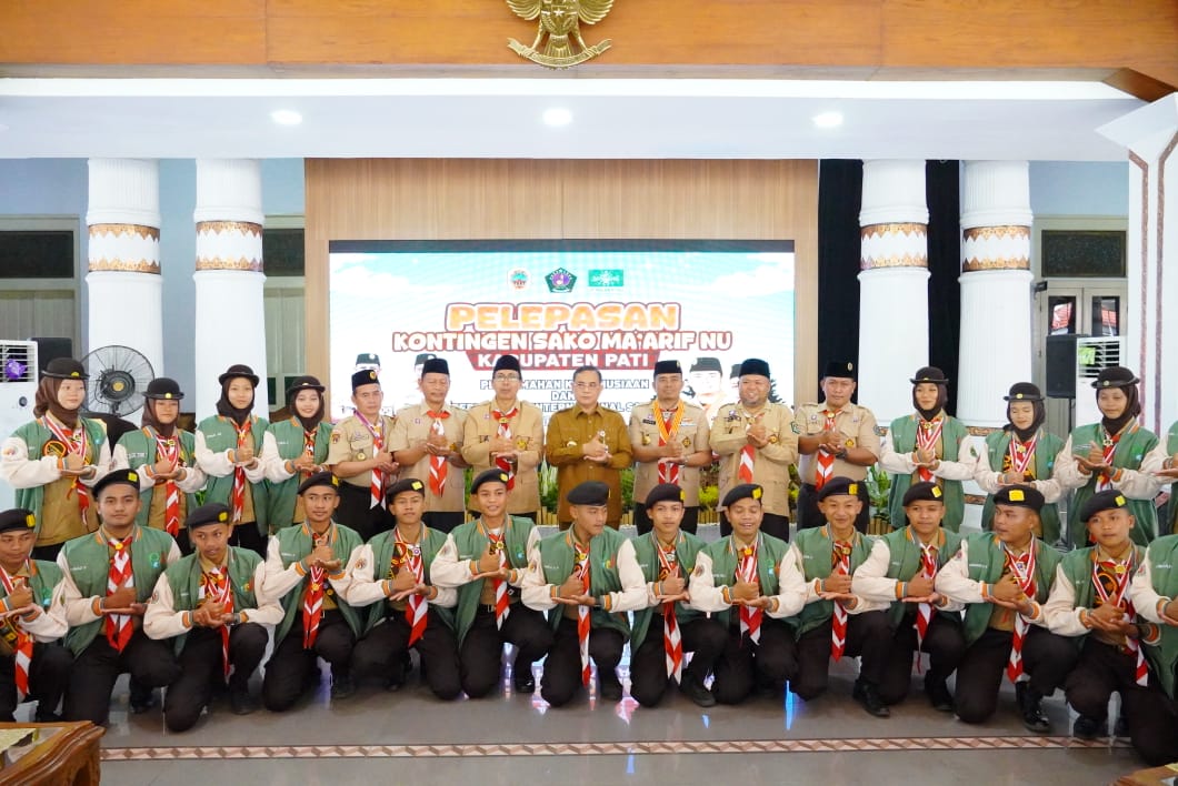 Lepas Kontingen SAKOMA NU ke Ajang Nasional, Bupati Pati Beri 'Sangu ...
